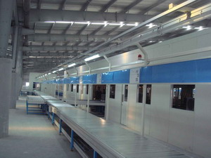 Window Air Conditioner Production Line For Producing , AC Assembly Line
