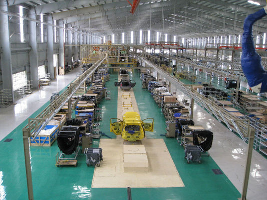 Customized Sedan Automotive Assembly Line With Conveyor For Producing Cars